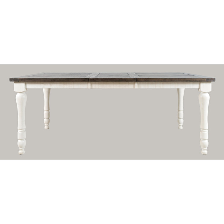 Lark Manor Aashma Extendable Pine Solid Wood Dining Table & Reviews | Wayfair